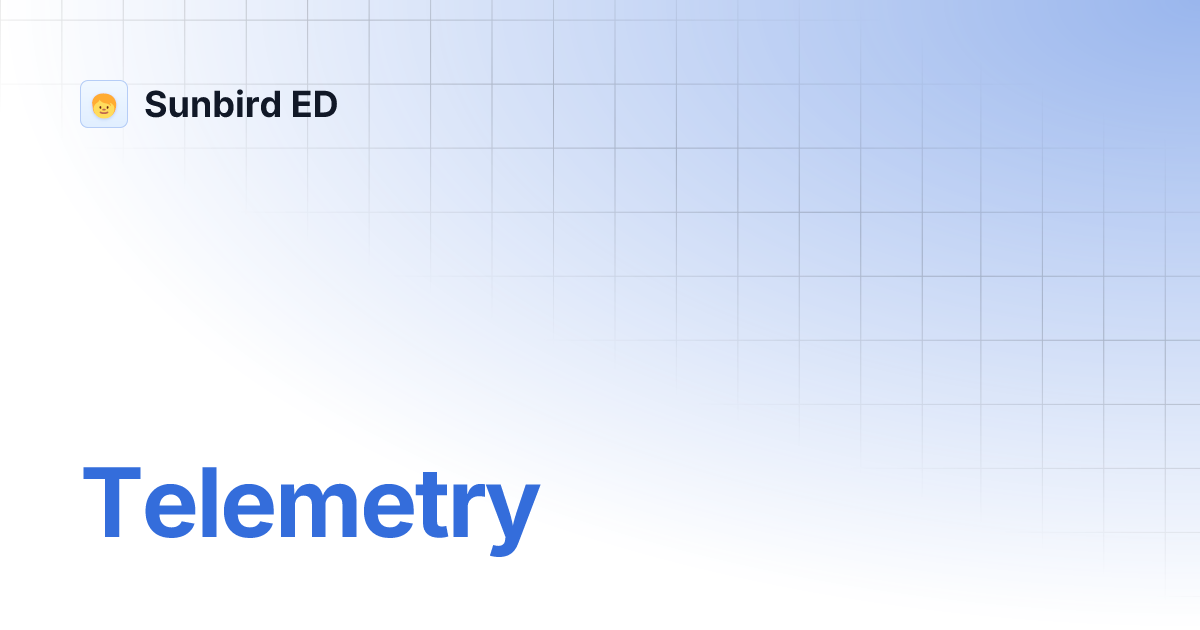 Telemetry | Sunbird ED